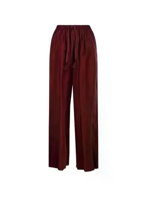 FORTE_FORTE Drawstring Trousers - Red