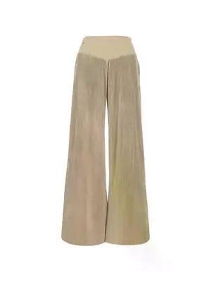 MACRON Pleated Wide Leg Trousers