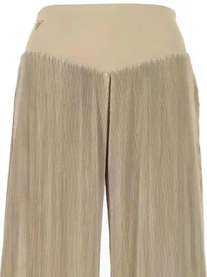 MACRON Pleated Wide Leg Trousers
