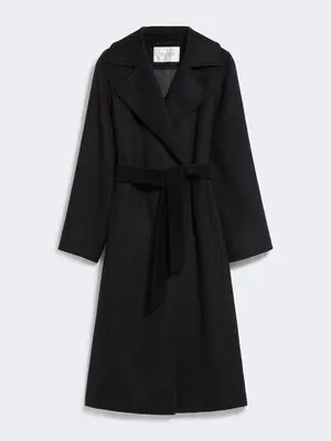 Max Mara Manuela Camel Hair Coat - Black