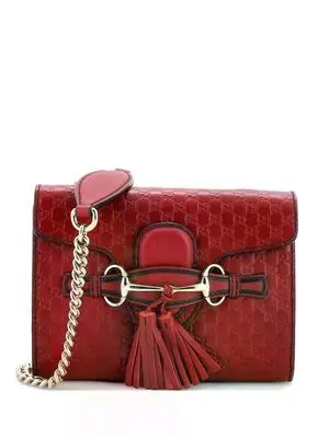 Gucci Emily Chain Flap Bag Microguccissima Leather Mini Shoulder Bag