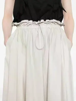 ISABELLE BLANCHE Drawstring Asymmetric Midi Skirt