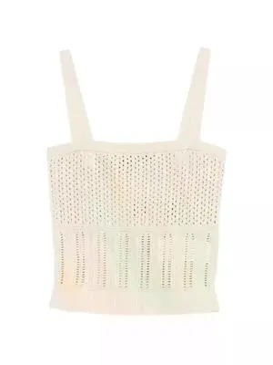 Max Mara Open Stitch Top