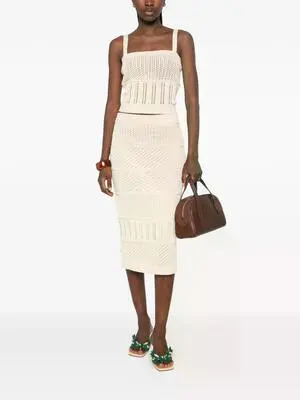 Max Mara Open Stitch Top