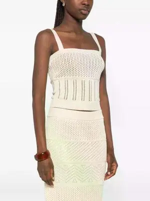 Max Mara Open Stitch Top
