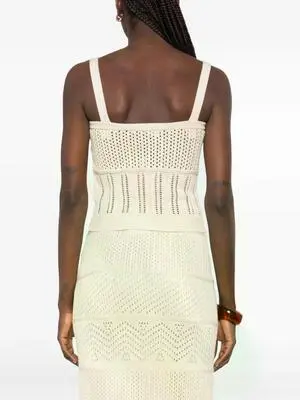 Max Mara Open Stitch Top
