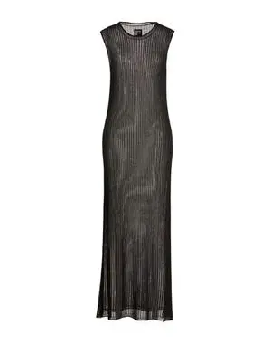 FISICO Maxi Dress In Viscose And Polyester - Black