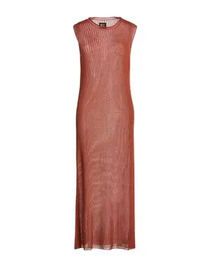 FISICO Sleeveless Crochet-knit Maxi Dress - Red