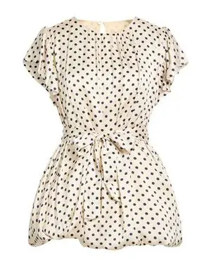KAOS Polka-dot Mini Dress - Cream