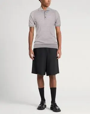 Dsquared2 Virgin Wool Mélange Polo Sweater - Grey