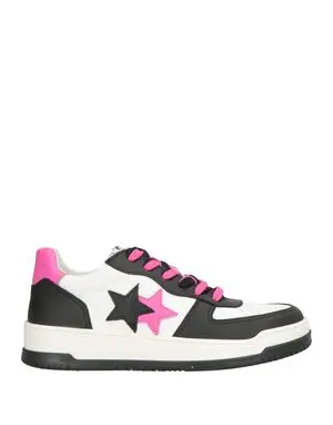 2STAR Leather Low-top Sneakers - Black