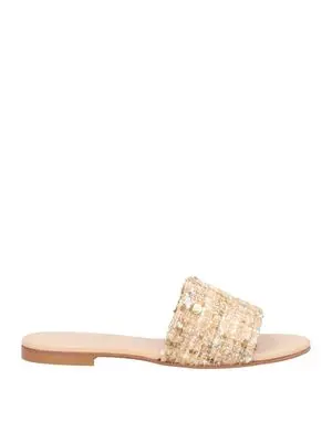 NILA & NILA Multicolor Tweed Slide Sandals