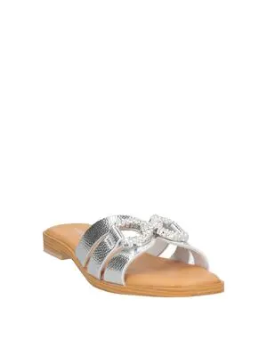 NILA & NILA Metallic Pebbled Leather Sandals