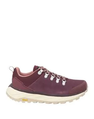 JACK WOLFSKIN Leather And Textile Ankle Boots - Plum