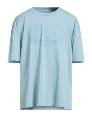 MAISON MARGIELA T-shirt Size Cotton - Sky Blue