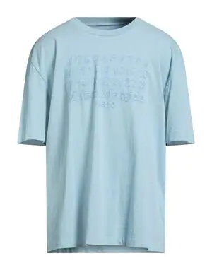 MAISON MARGIELA T-shirt Size Cotton - Sky Blue