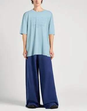 MAISON MARGIELA T-shirt Size Cotton - Sky Blue