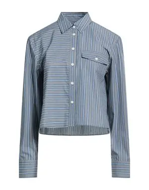 Rag & Bone Striped Poplin Shirt - Light Blue