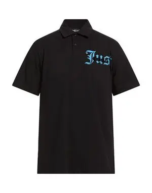 Just Cavalli Polo Shirt Size Cotton - Black