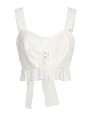 Sandro Top Linen Polyester