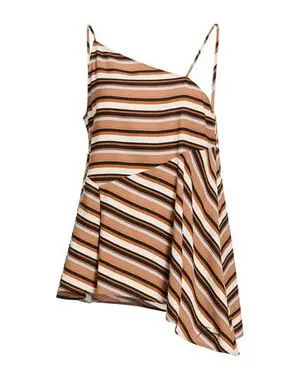 TRUSSARDI Striped Top With Embroidered Logo