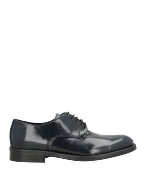 BRUNO VERRI Lace-up Glossed-leather Derby Shoes