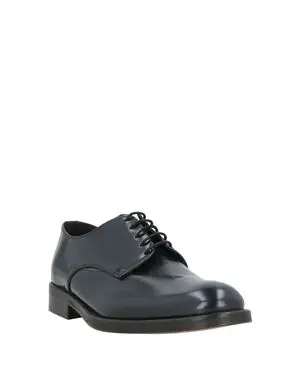 BRUNO VERRI Lace-up Glossed-leather Derby Shoes