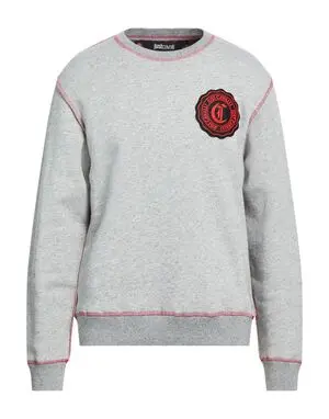 Just Cavalli Solid Cotton Sweatshirt