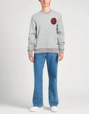 Just Cavalli Solid Cotton Sweatshirt