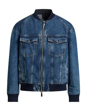 Armani Exchange Denim Bomber Jacket