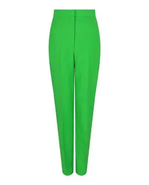 Alexander McQueen Tailored Wool Blend Trousers - Acid Green