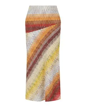 Missoni Chevron Print Midi Skirt