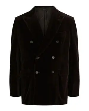 Givenchy Double-breasted Velvet Smoking Jacket