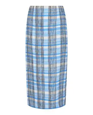 FERRAGAMO Plaid Maxi Skirt