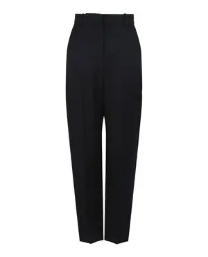 Alexander McQueen Barathea Cigarette Trousers - Black