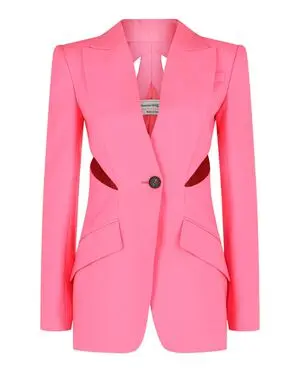 Alexander McQueen Slashed Single Breasted Blazer