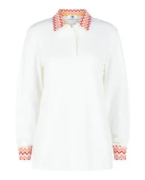 Missoni Polo Shirt With Zig Zag Details