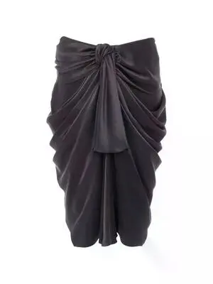 Chloé Knot Skirt - Grey