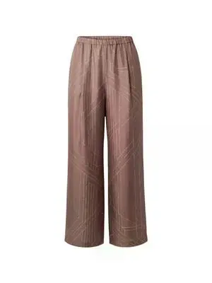 ALYSI Patterned Palazzo Trousers