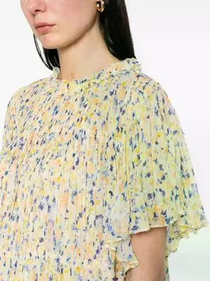 Ulla Johnson Rylan Floral Mini Dress - Neutrals