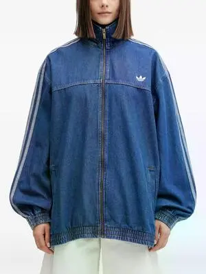 Adidas Firebird Adilenium Denim Jacket - Blue