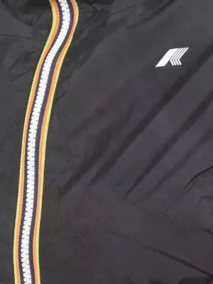 K-WAY Hooded Reversible Nylon Jacket - Black