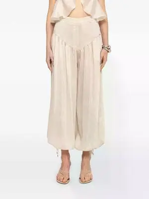 NISSA Balloon Fit Trousers - Neutrals