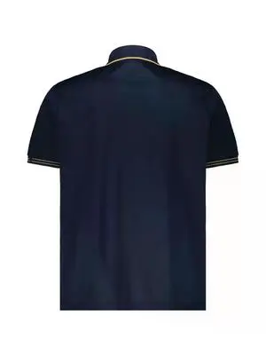 Paul & Shark Contrast-trim Polo Shirt - Blue