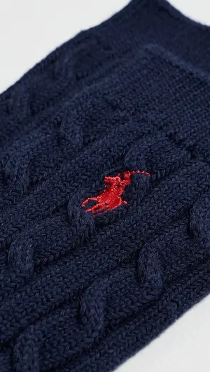 Polo Ralph Lauren Cable Knit Socks - Navy