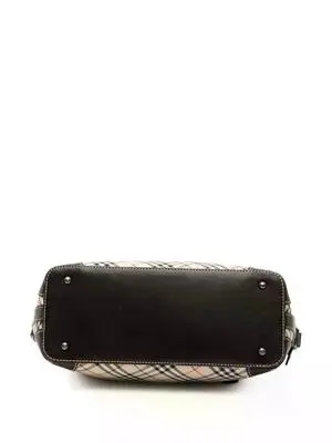 Burberry Nova Check Canvas Shoulder Bag