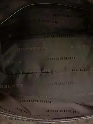 Burberry Nova Check Canvas Shoulder Bag