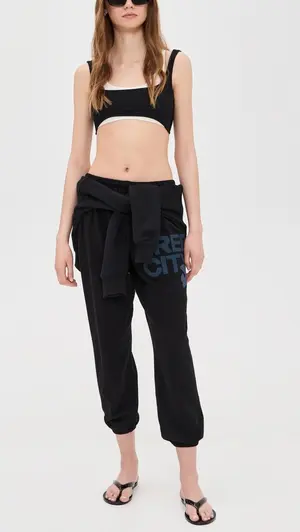 FREECITY Stretch French Terry Sweatpants - Moonshadow