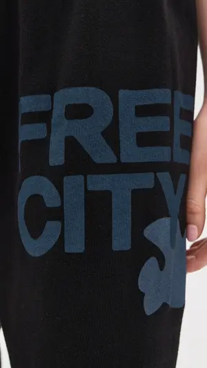FREECITY Stretch French Terry Sweatpants - Moonshadow