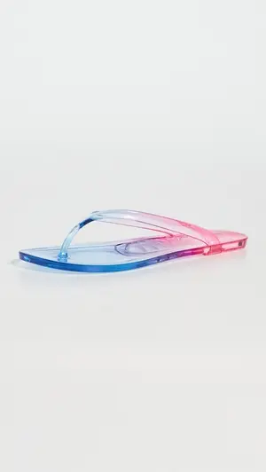 Jeffrey Campbell Beach Day Jelly Flip Flop - Blue Fuchsia Gradient
